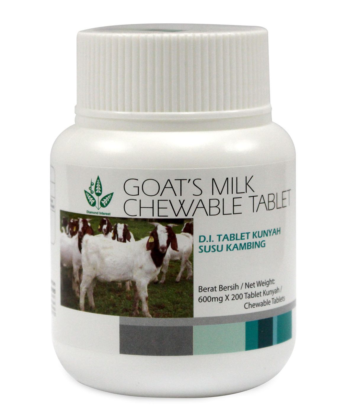 GOAT'S MILK CHEWABLE TABLET 400'S - Diamond Interest