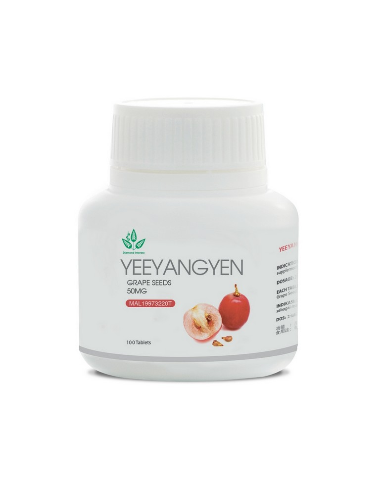 YEE YANG YEN (GRAPE SEEDS 50MG) 100'S - Diamond Interest